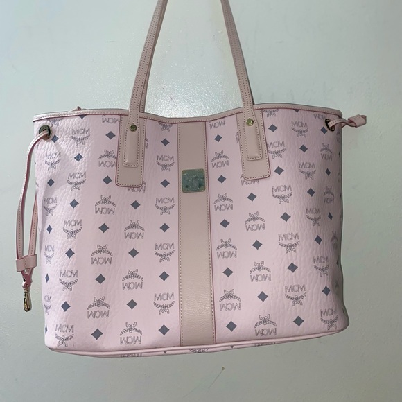 MCM | Bags | Blush Pink Mcm Liz Tote Reversible Bag Medium | Poshmark